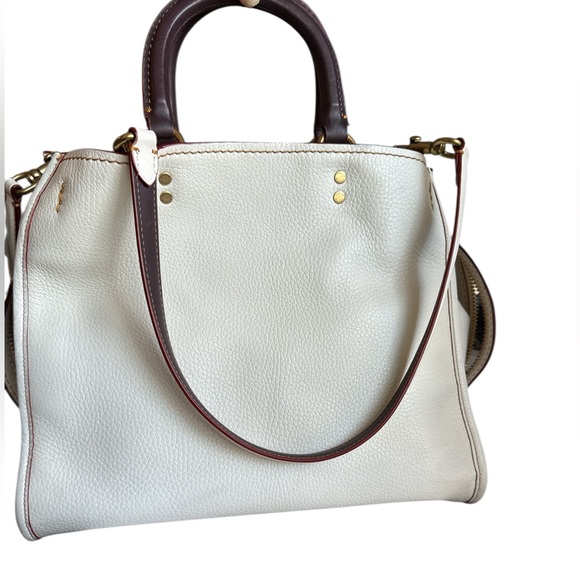 Coach | Bags | Coach 941 Rogue 31 Pebbled Leather Satchel Handbag In ...